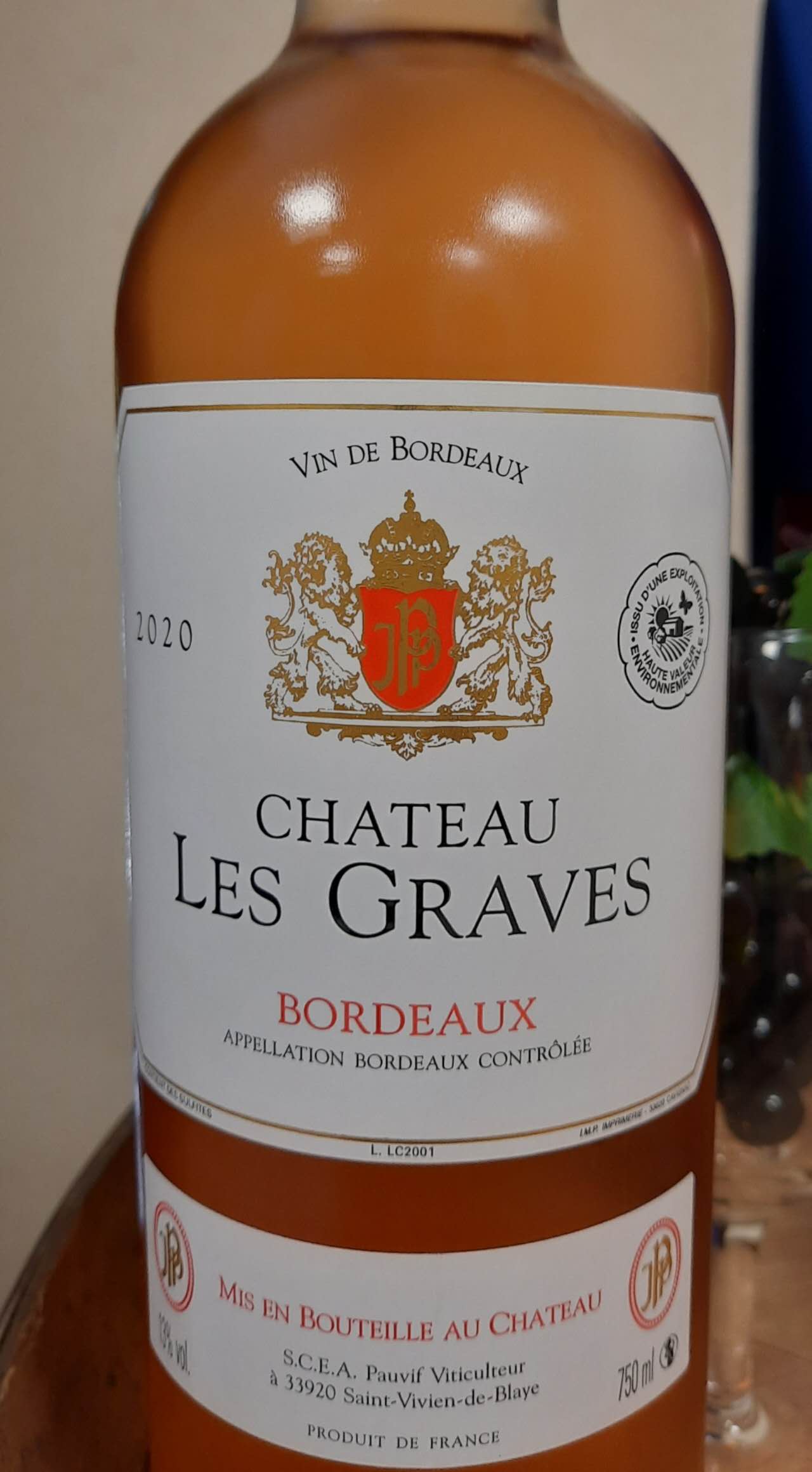 Château les Graves Rosé - Maison Pauvif
